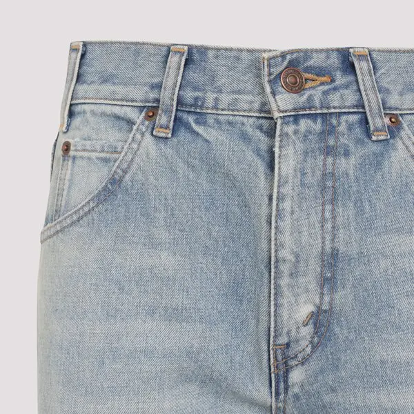 Celine Dylan Flared Jeans In Sweet Honey Wash Denim