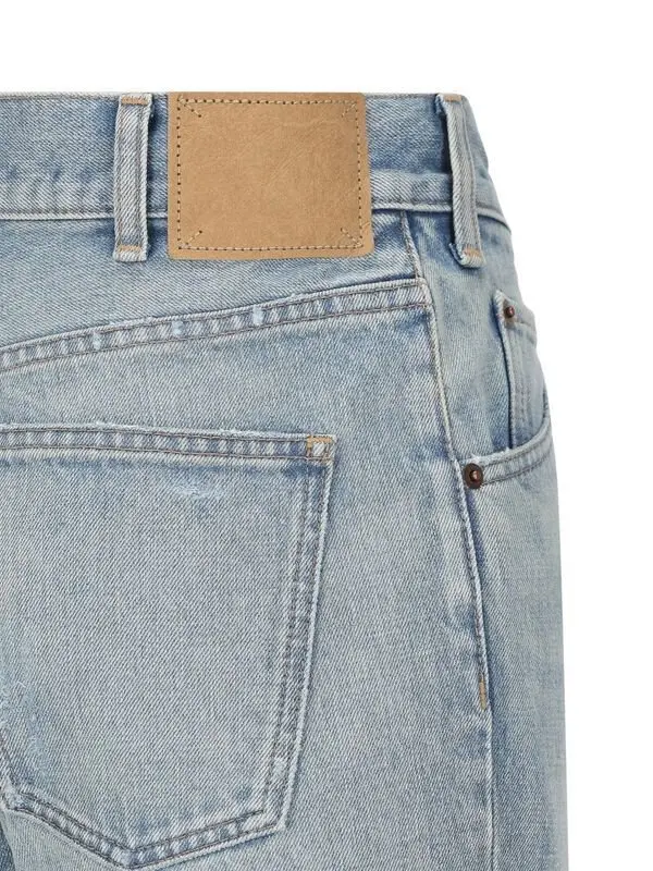 Celine Dylan Flared Jeans In Sweet Honey Wash Denim