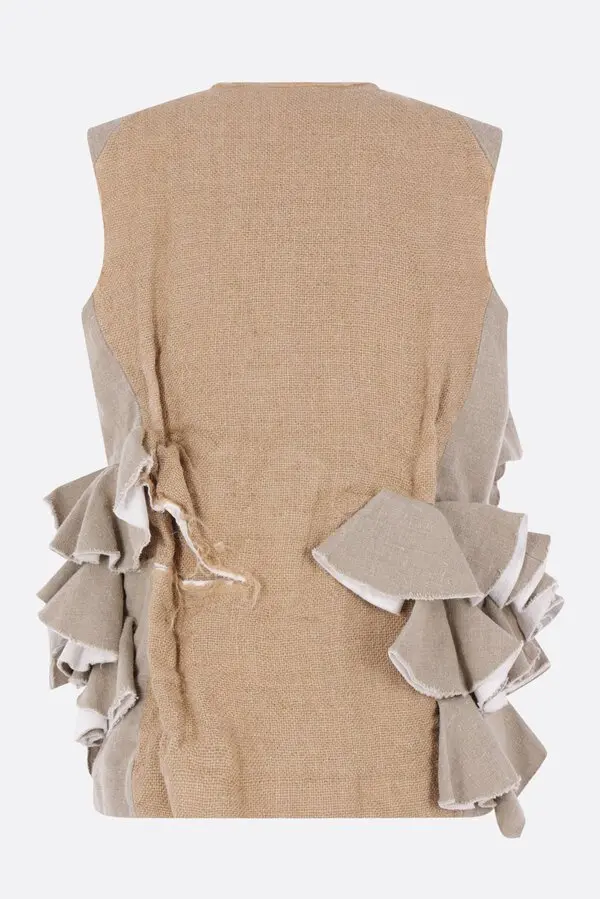 Comme Des Garçons Ruffled Gilet
