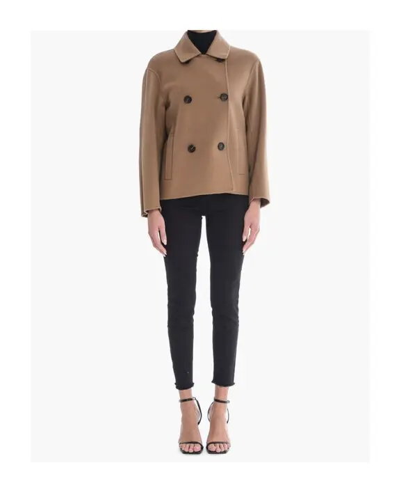 Max Mara Double-breasted Long-sleeved Coat