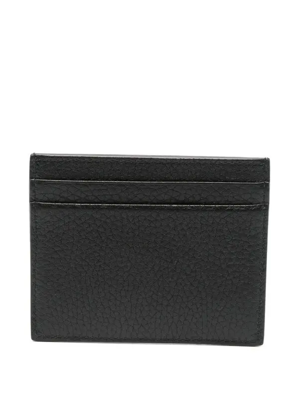 Valentino Garavani Rockstud Logo Debossed Cardholder - Black