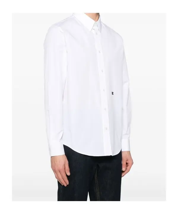 Celine Loose Shirt In Cotton Poplin