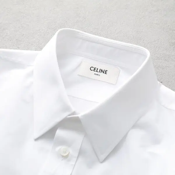 Celine Loose Shirt In Cotton Poplin