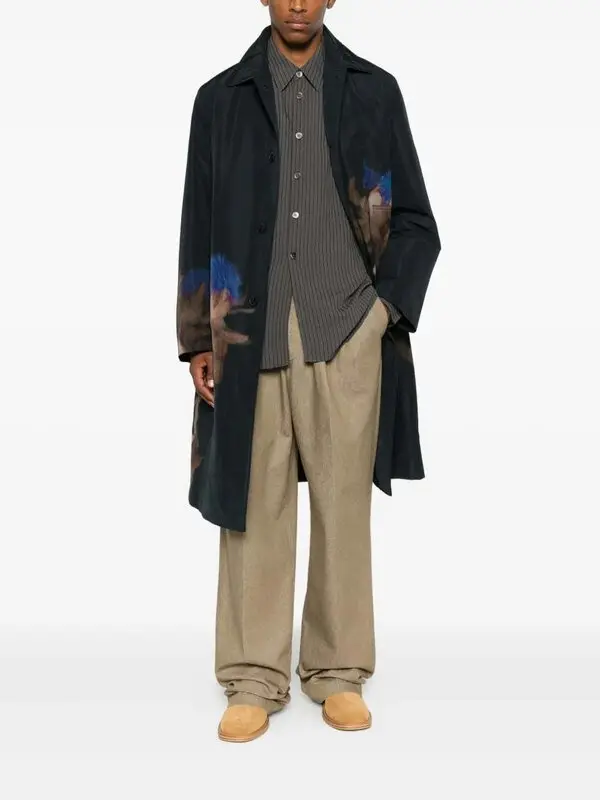 Dries Van Noten Pleated Straight-leg Trousers