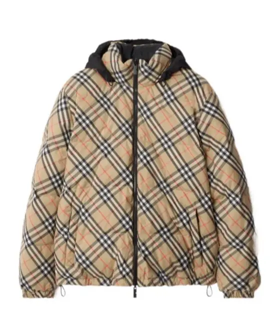 Burberry Checked Reversible Zip-up Jacket