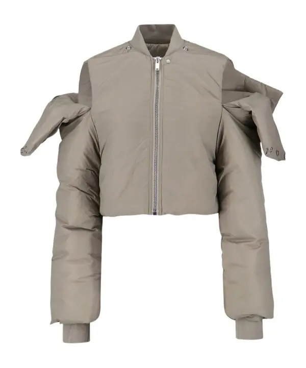 Rick Owens Convertible Cropped Jacket - Nude
