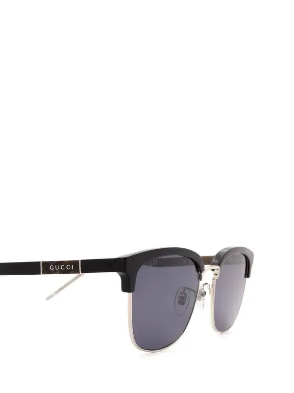 Gucci Logo Embellished Sunglasses - Purple