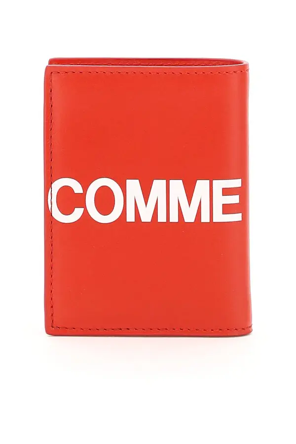 Comme Des Garçons Large Logo Print Wallet