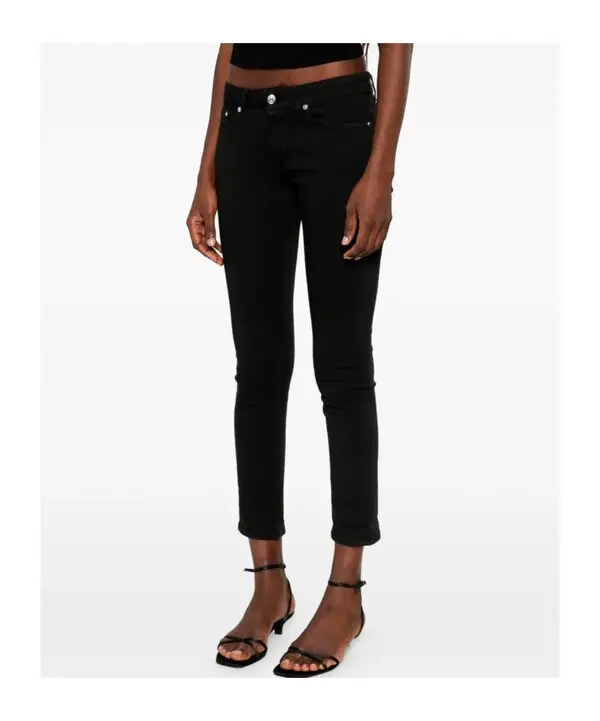 DONDUP Monroe 5-pocket Cotton Denim Jeans - Black