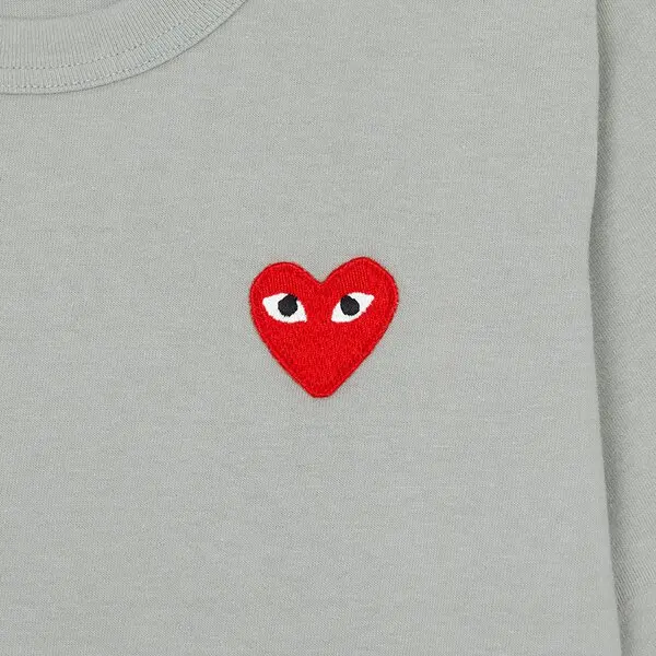 Comme Des Garçons Crewneck T-shirt With Logo Detail