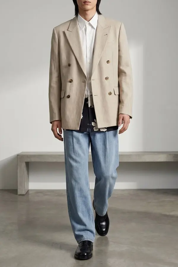Dries Van Noten Barry Oversized Double-breasted Blazer