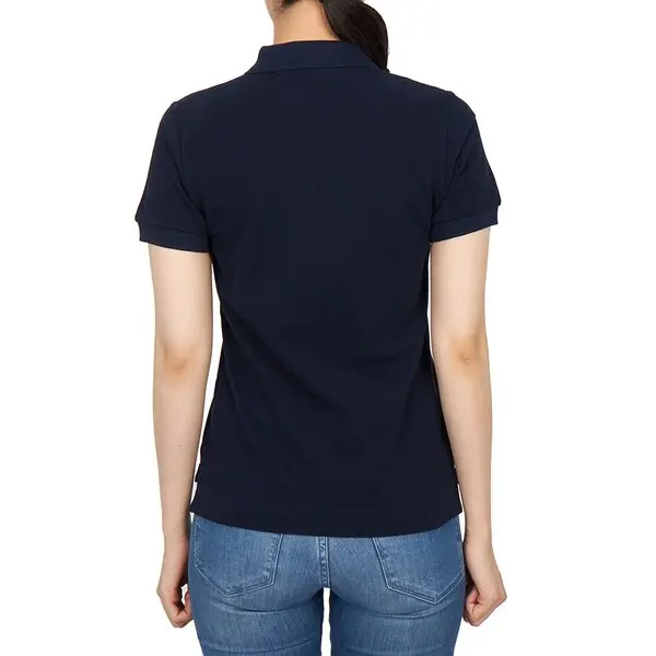 Comme Des Garçons Short-sleeved Polo Shirt With Embroidered Heart - Black