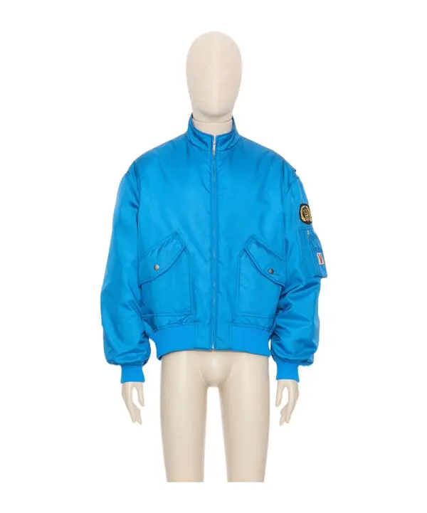 Valentino Garavani Long Sleeve Zip Up Bomber Jacket