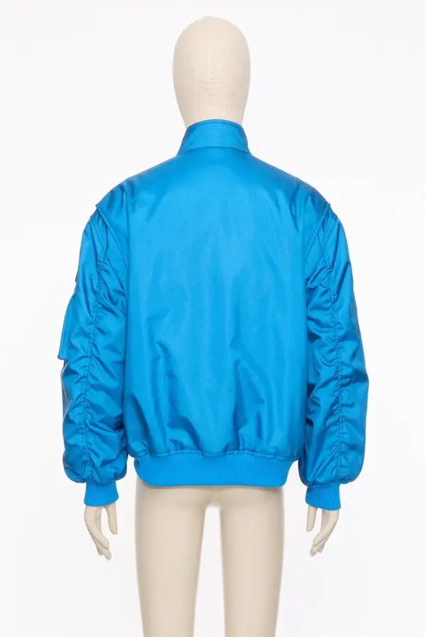 Valentino Garavani Long Sleeve Zip Up Bomber Jacket
