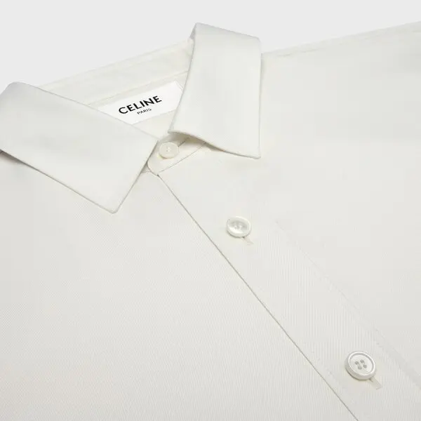 Celine Relaxed Fit Silk Twill Shirt