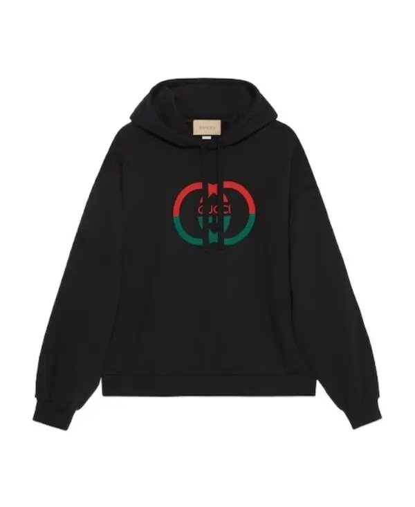 Gucci Interlocking G Drawstring Hoodie