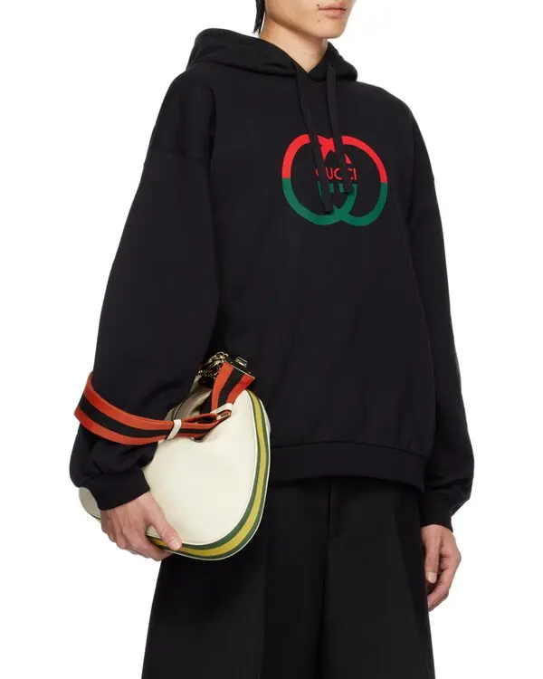 Gucci Interlocking G Drawstring Hoodie