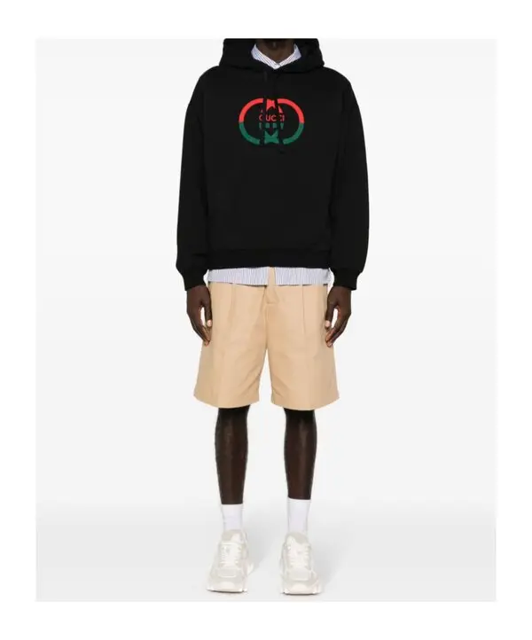 Gucci Interlocking G Drawstring Hoodie