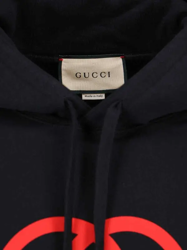 Gucci Interlocking G Drawstring Hoodie