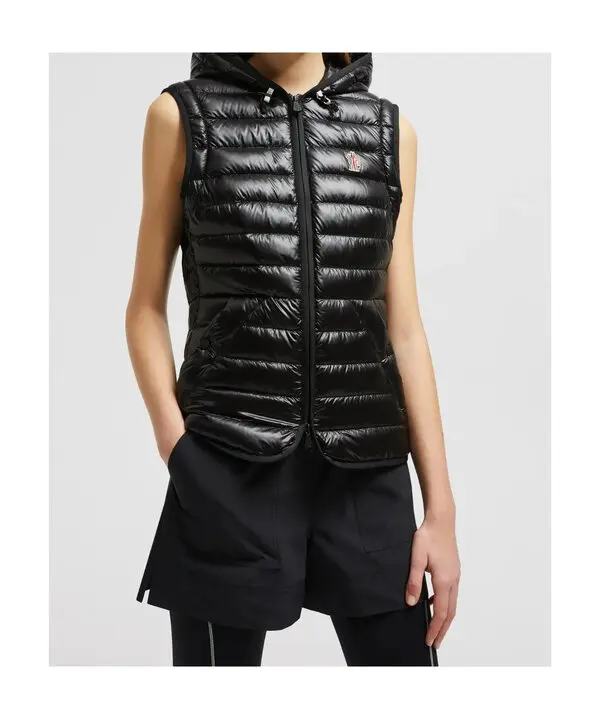 Moncler Karura 2-in-1 Hooded Short Down Jacket - Black