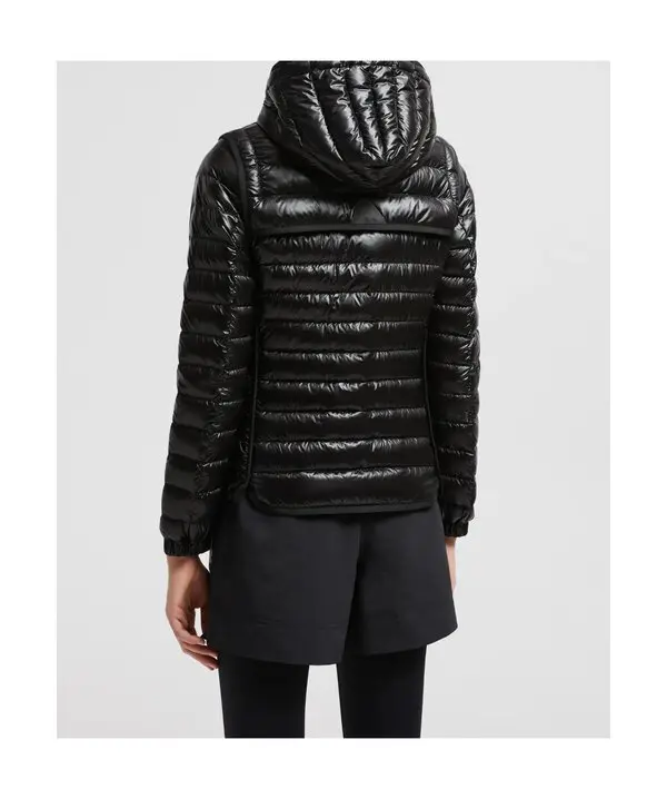 Moncler Karura 2-in-1 Hooded Short Down Jacket - Black
