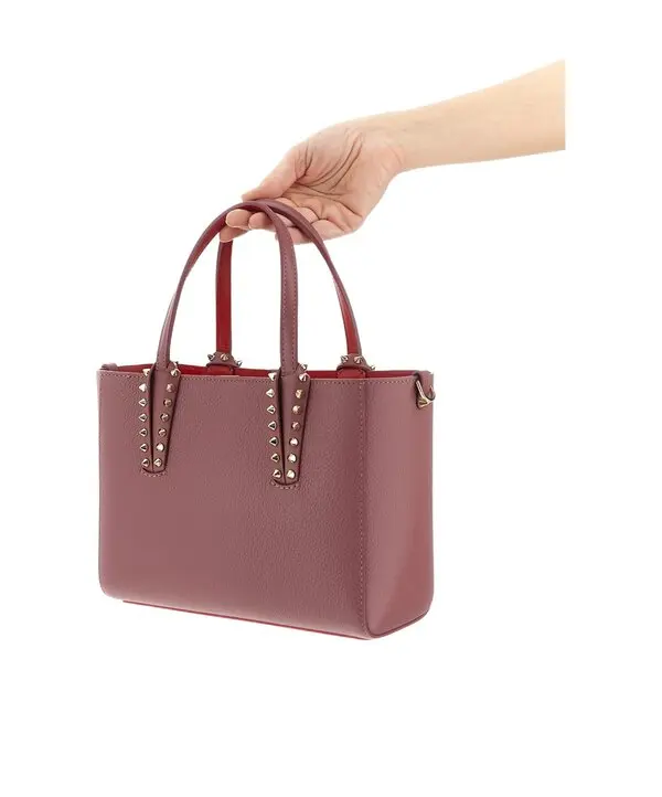 CHRISTIAN LOUBOUTIN Studded Tote Bag - Brown