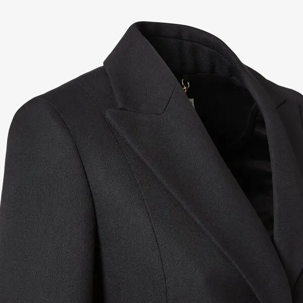 Fendi Peplum Detail Fitted Waist Coat
