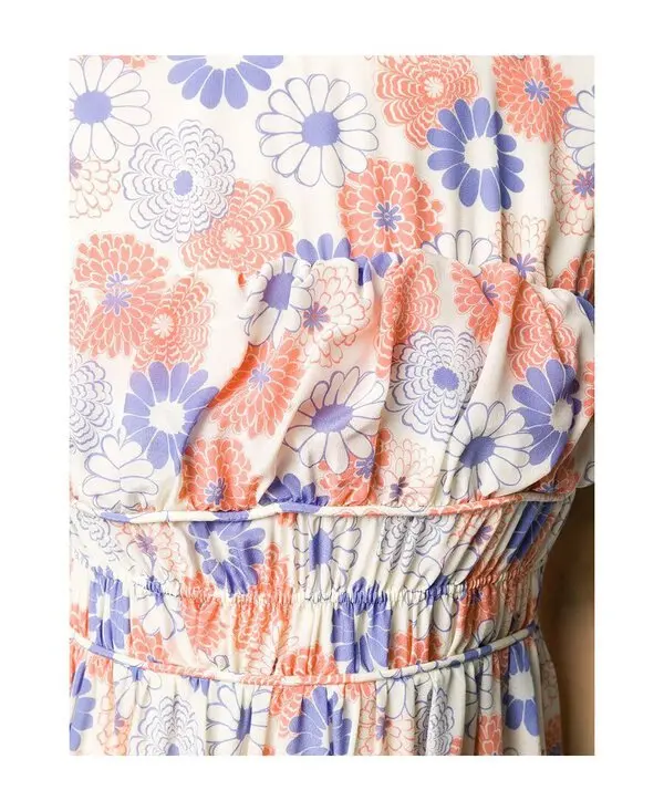 Kenzo Sleeveless Floral Print Dress
