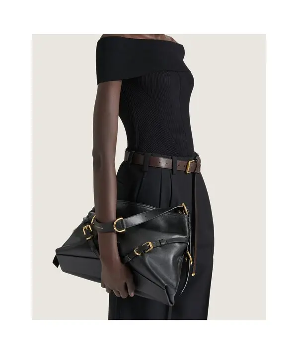 Givenchy Voyou Medium Shoulder Bag - Black