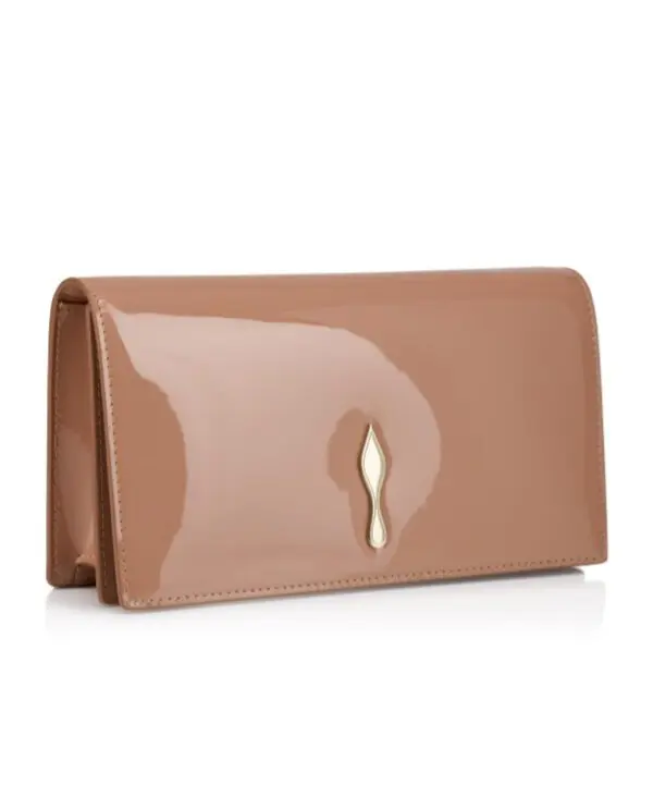 CHRISTIAN LOUBOUTIN Chain Logo Shoulder Bag - Blush