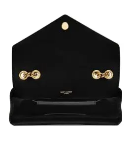 Saint Laurent Loulou Matelassé Small Shoulder Bag - Black