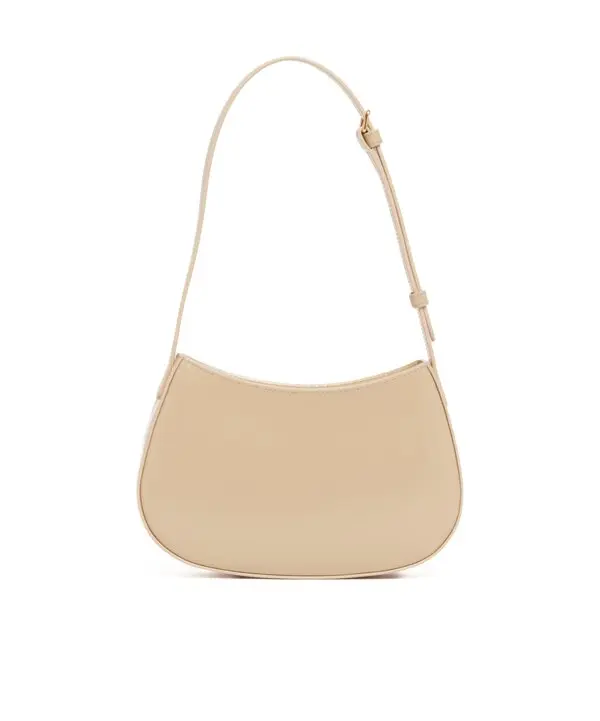 Celine Medium Zip Shoulder Bag - Nude