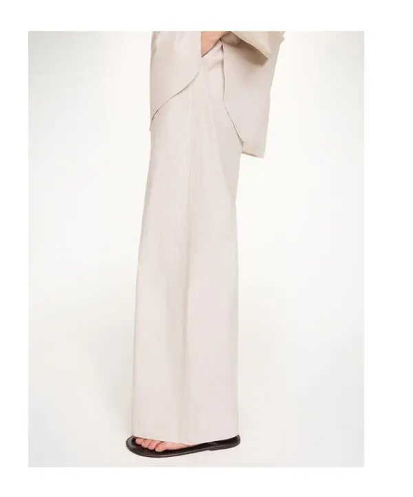 BY MALENE BIRGER Cabello Striped Wide-leg Trousers