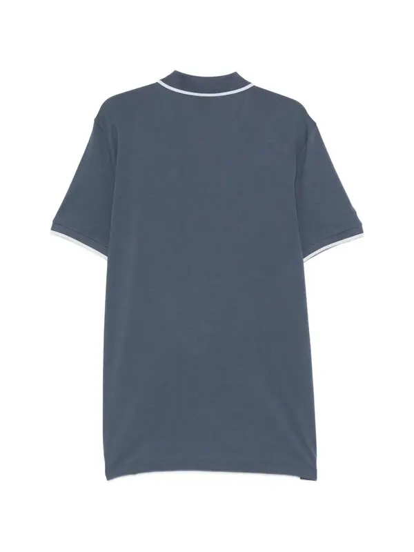 Hugo Boss Logo Trim Polo Shirt - Gray