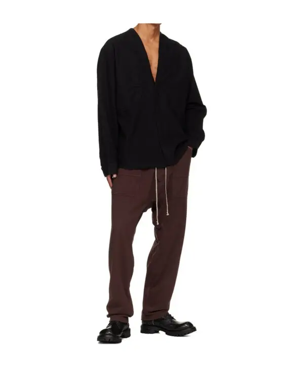 Rick Owens Brushed Cotton Poplin Shirt