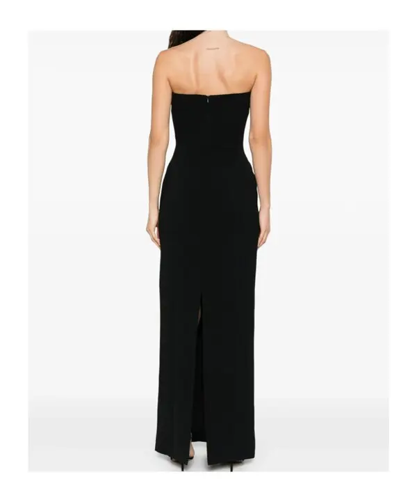 Solace London Off-shoulder Twill Dress