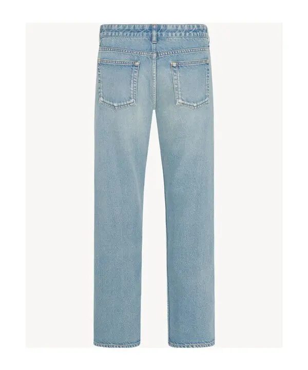 THE ROW Mid-rise Straight-leg Jeans In Lightweight Indigo Denim