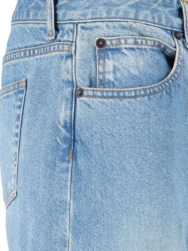 THE ROW Mid-rise Straight-leg Jeans In Lightweight Indigo Denim