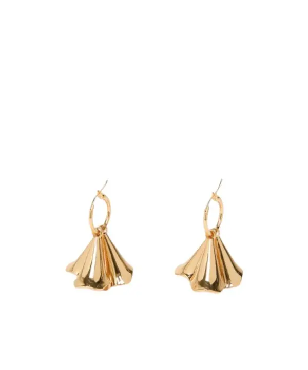Sportmax Floral Pendant Earrings - Gold