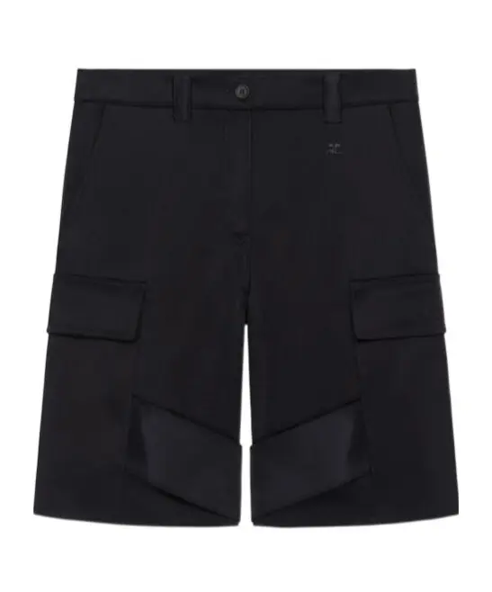 COURREGES Utility Chaps Satin Shorts