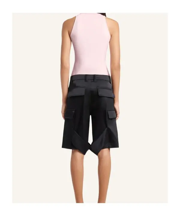 COURREGES Utility Chaps Satin Shorts