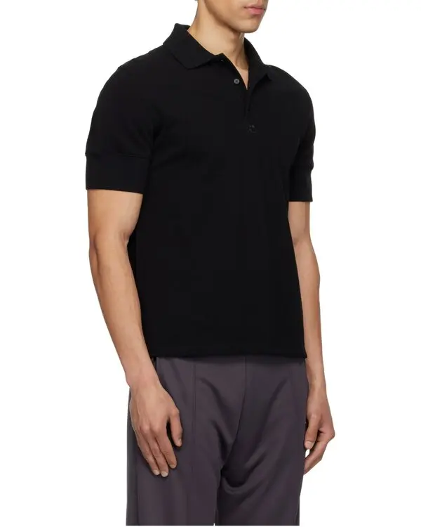 COURREGES Courrèges Signature Polo Shirt - Black