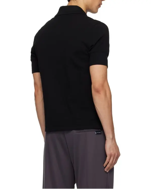 COURREGES Courrèges Signature Polo Shirt - Black
