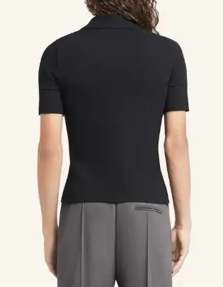 COURREGES Courrèges Signature Polo Shirt - Black