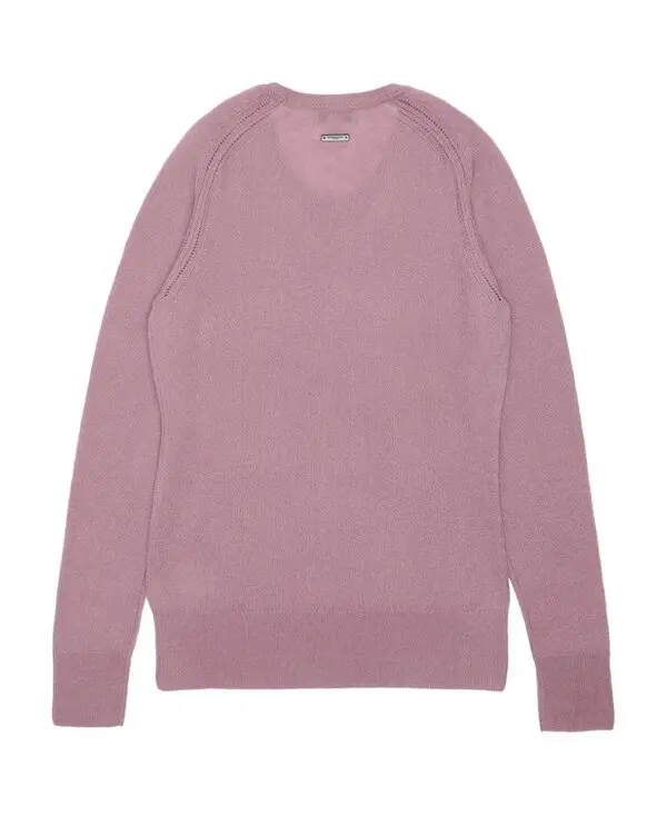 Burberry Logo Knitted Pullover - Pink