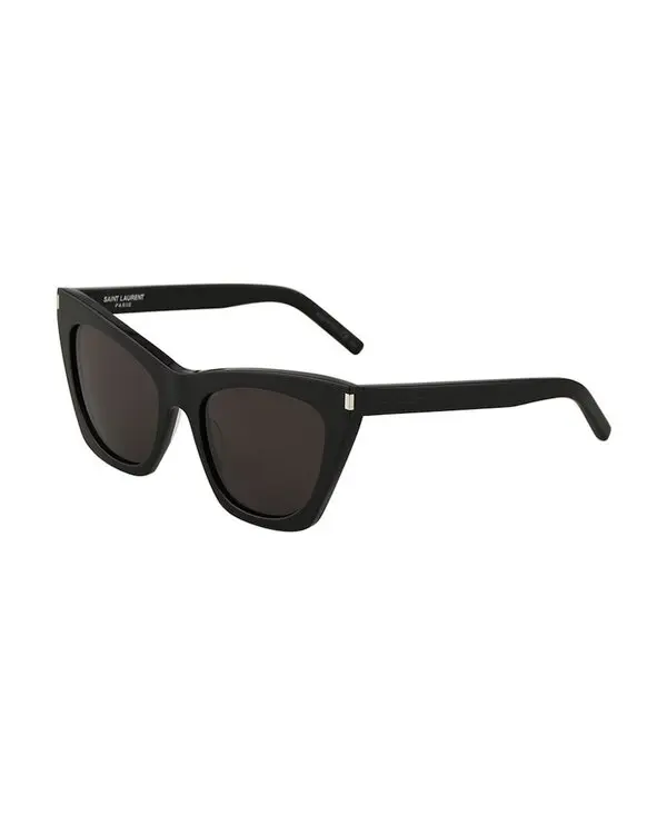 Saint Laurent Kate Cat Eye Frame Sunglasses - Black