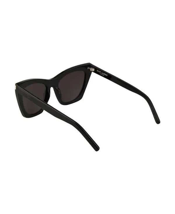 Saint Laurent Kate Cat Eye Frame Sunglasses - Black