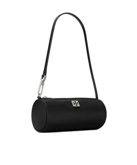 Tory Burch Virginia Zipped Cylinder Bag - Black