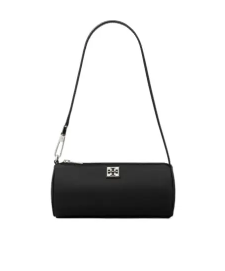 Tory Burch Virginia Zipped Cylinder Bag - Black