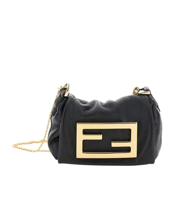 Fendi Ff Plaque Chain Shoulder Bag